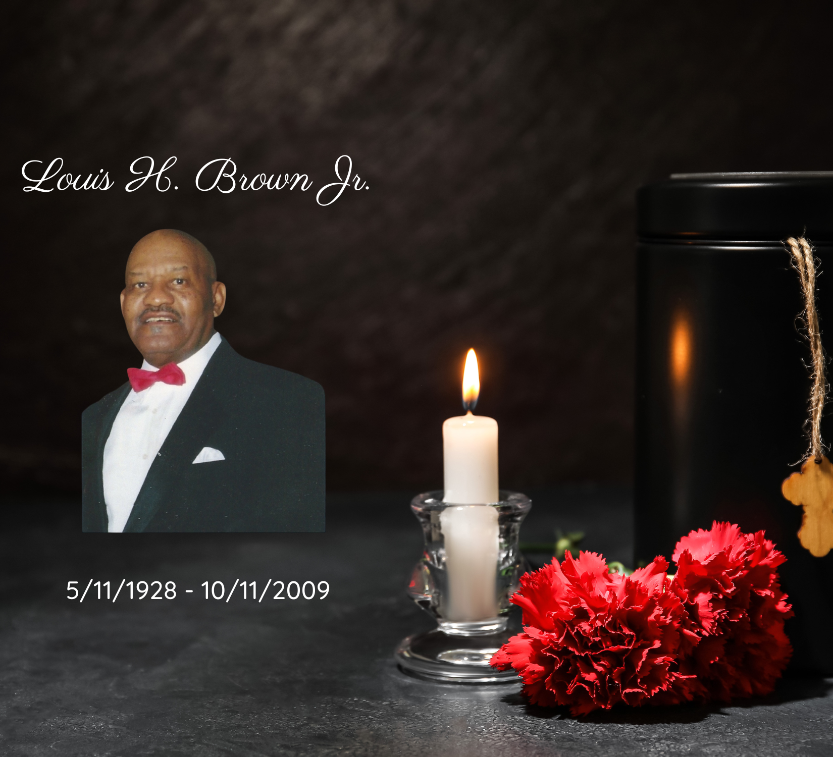 Louis H Brown - Virtual Closure Memorial Services